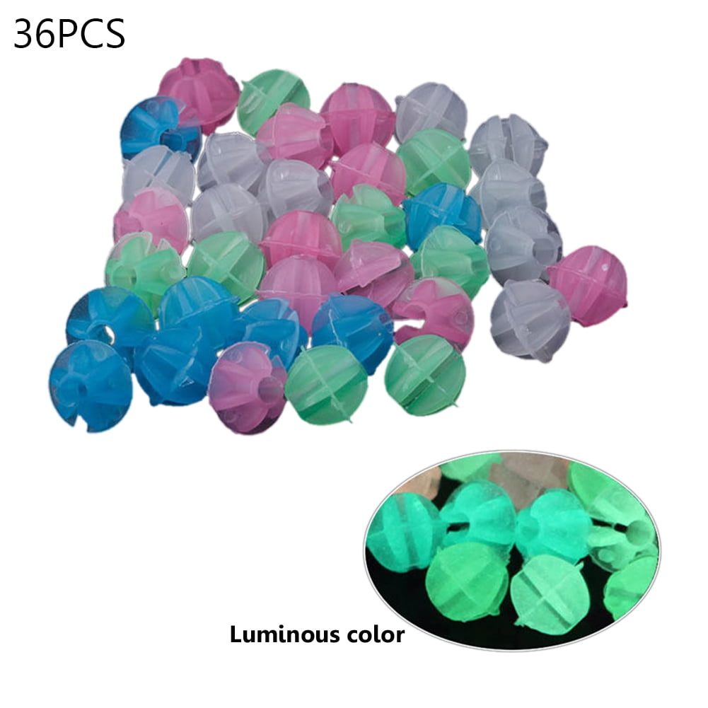 Ettsollp Luminous Plastic Clip Wheel Spoke Bead Decoration for Children ...