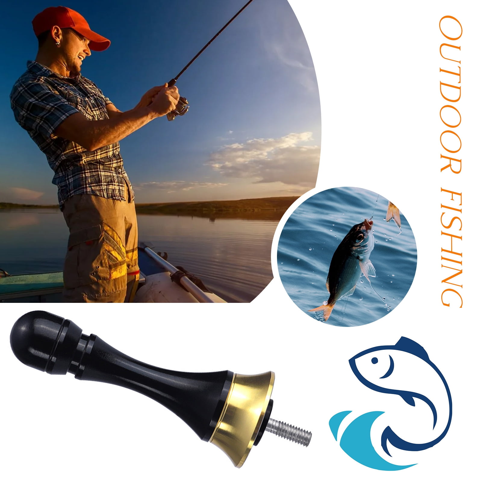 Ettsollp Lure Reel Balancer Lure Spinning Reel Balancer Aluminum Alloy ...