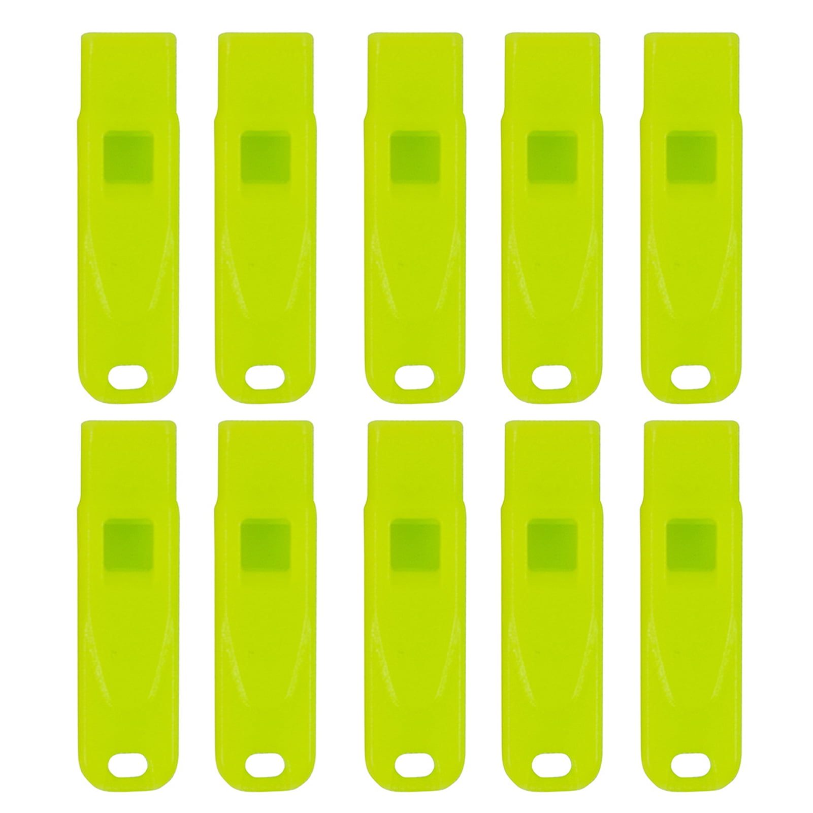 Ettsollp Outdoor Activities Whistles 10 Pcs Emergency Whistle with ...