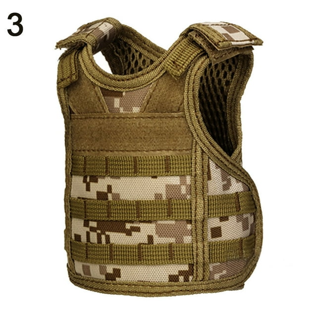 Ettsollp Outdoor Camo Tactical Military Mini Vest Beer Beverage Water ...
