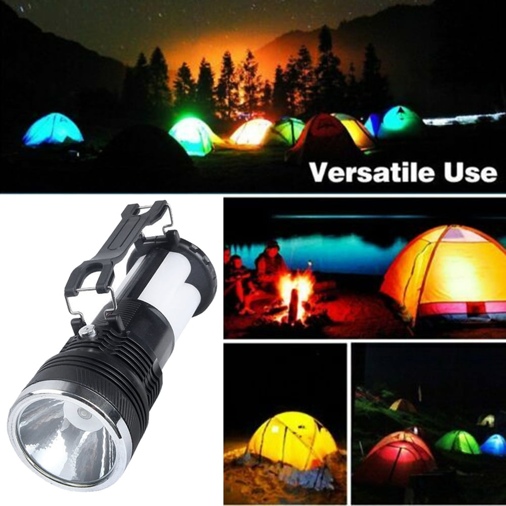 Ettsollp Outdoor Camping Solar Energy Super Bright LED Torch Light ...