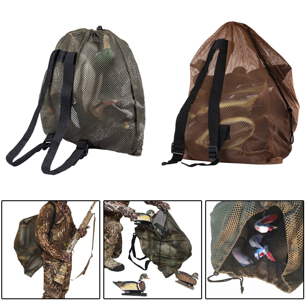 Ettsollp Outdoor Duck Gooses Mesh Luring Decoy Shoulders Bag Drawstring ...