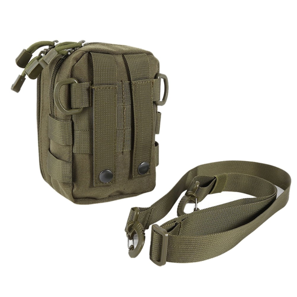 Ettsollp Outdoor Tactical Multi-purpose Military Hunting Crossbody Bag Men Wrist Pouch-Army ...