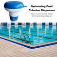 Ettsollp Pool Dispenser Chlorine Dispenser with Clip Bromine Tablet ...