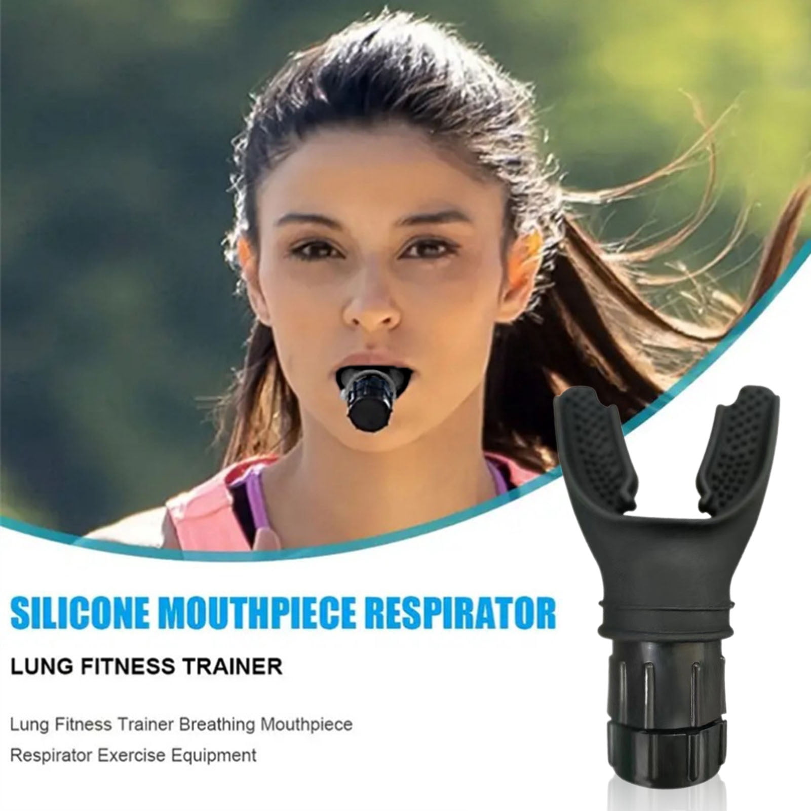 Ettsollp Portable Breathing Trainer Adjustable Resistance Men Women ...