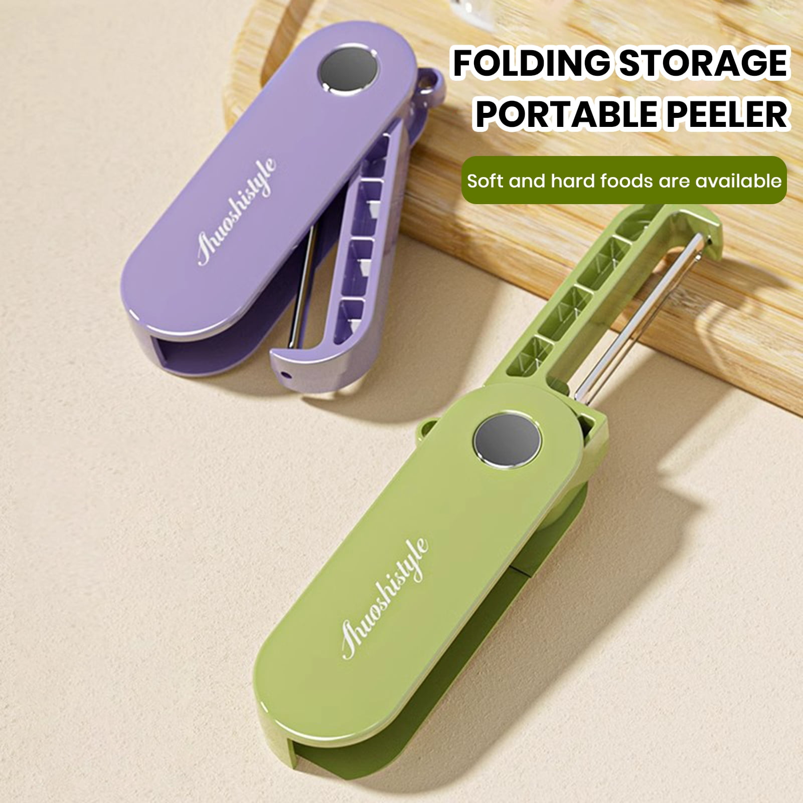 Ettsollp Portable Peeler Multi-Function Paring Knife Sharp Stainless ...