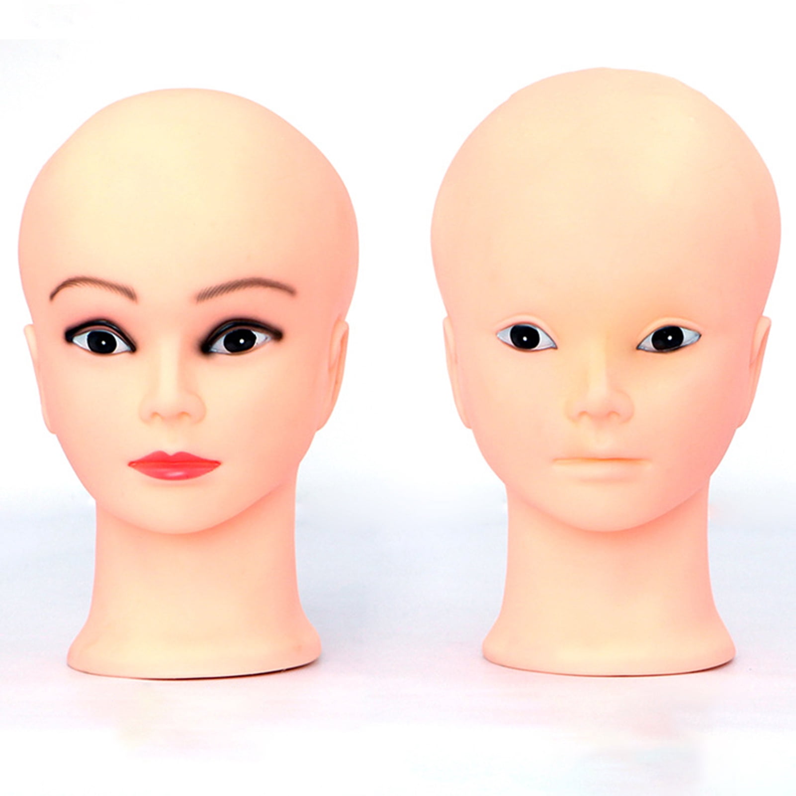Ettsollp Professional Female Mannequin Head for Makeup Practice Bald ...