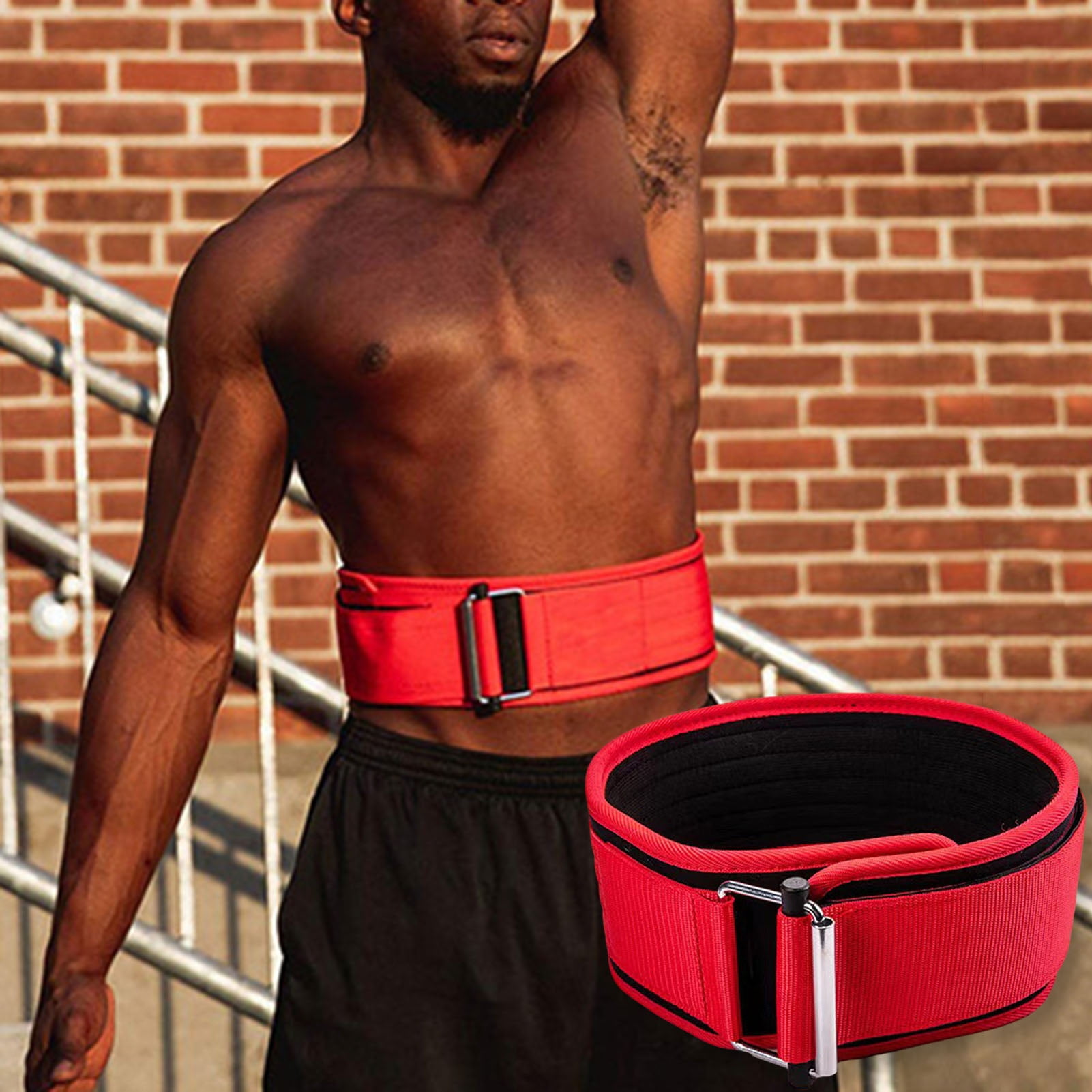 Ettsollp Quick Locking Weight Lifting Belt for Men & Women Comfortable ...