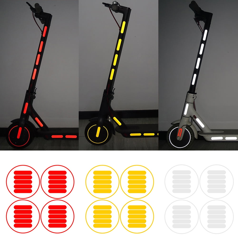 Ettsollp Scooter Reflective Sticker Warning Strip Decals Decoration for ...