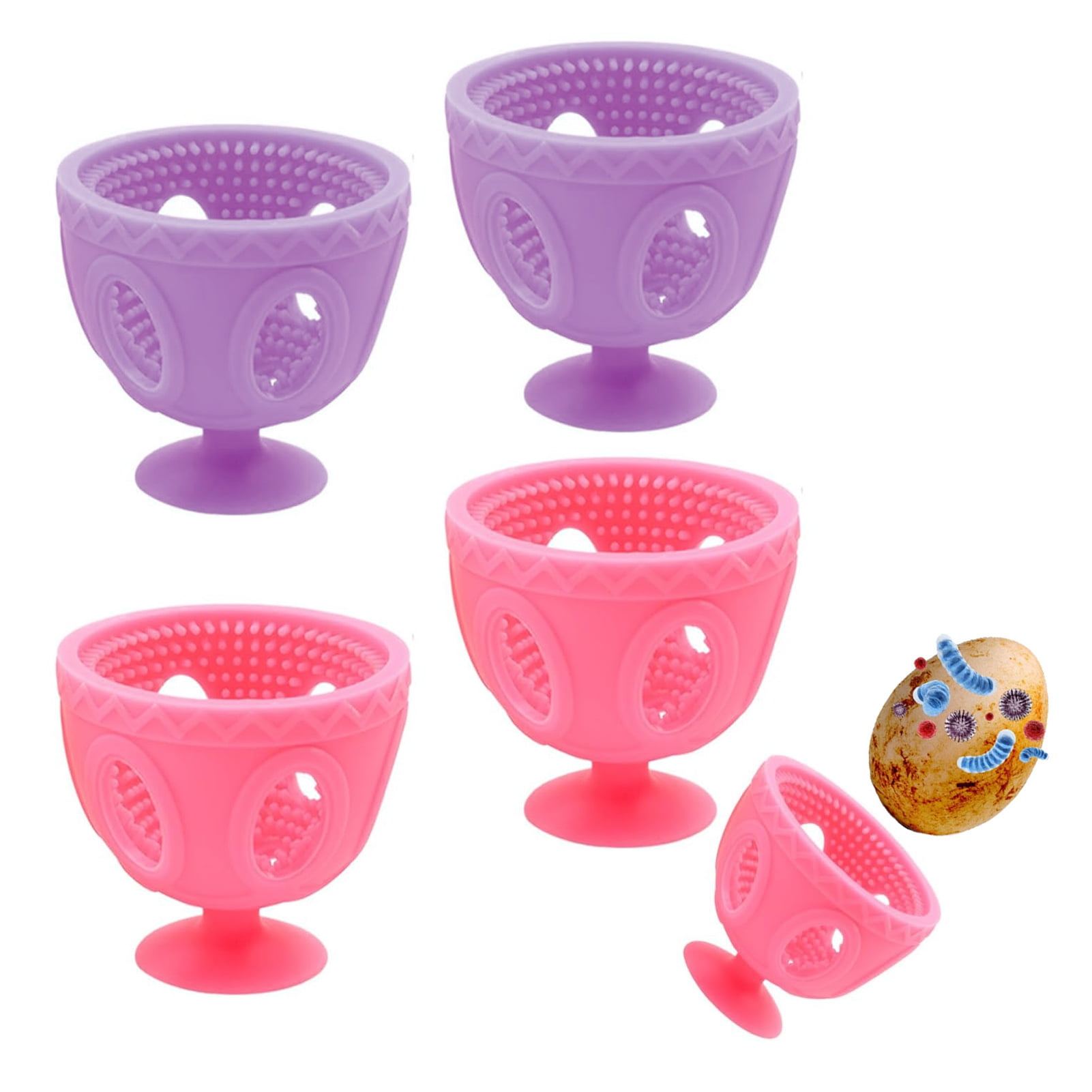 Ettsollp Silicone Egg Cleaner Portable Egg Washer for Sparkling Clean ...