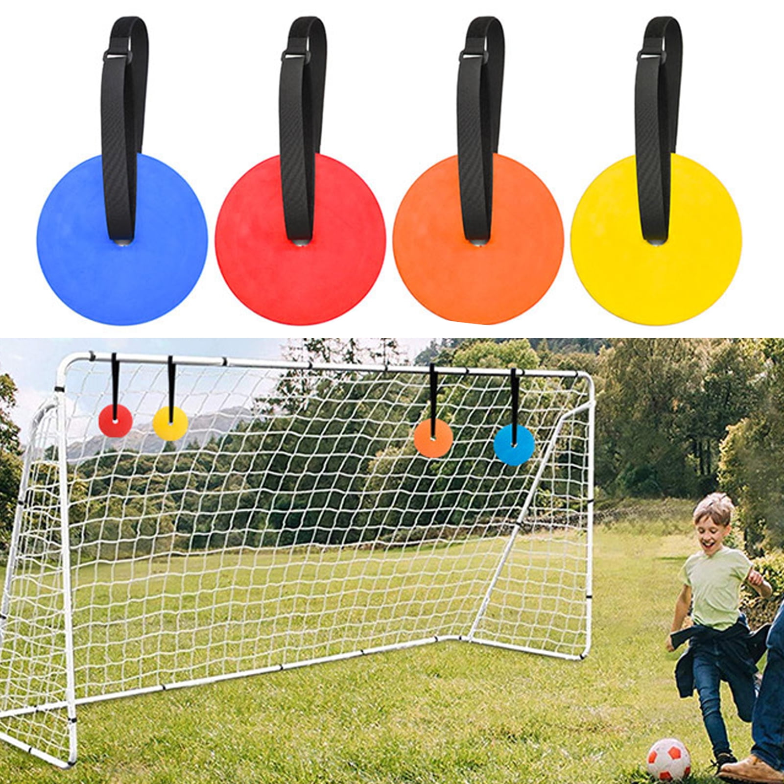 Ettsollp Soccer Goal Target Flat Cones Soccer Hockey Shoot Target with ...