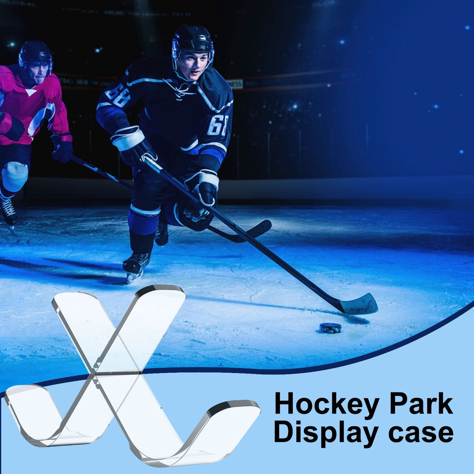 Ettsollp Transparent Hockey Puck Display Stand Stable Compatible ...