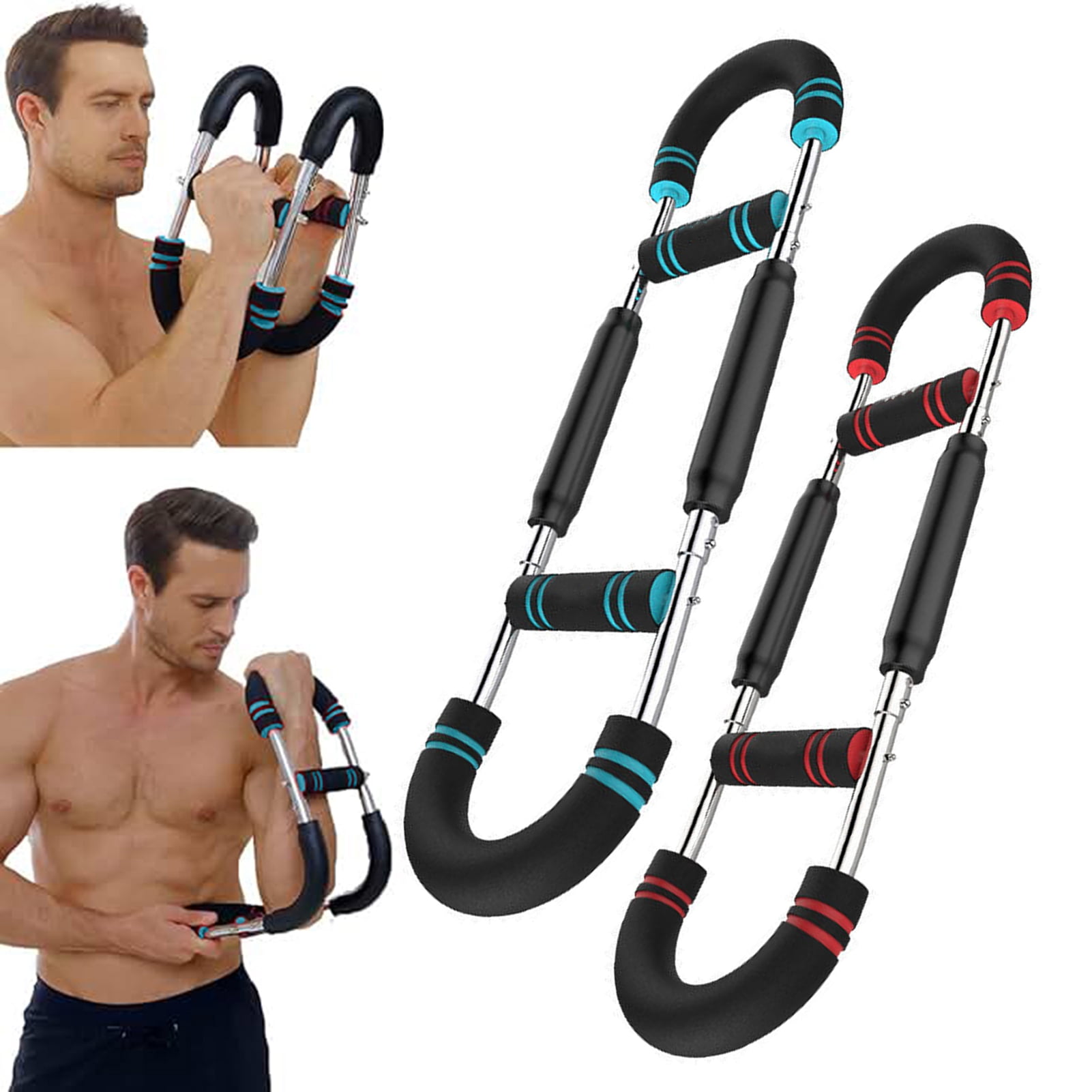 Ettsollp Twister Arm Exerciser with Foam Handle Adjustable Spring ...