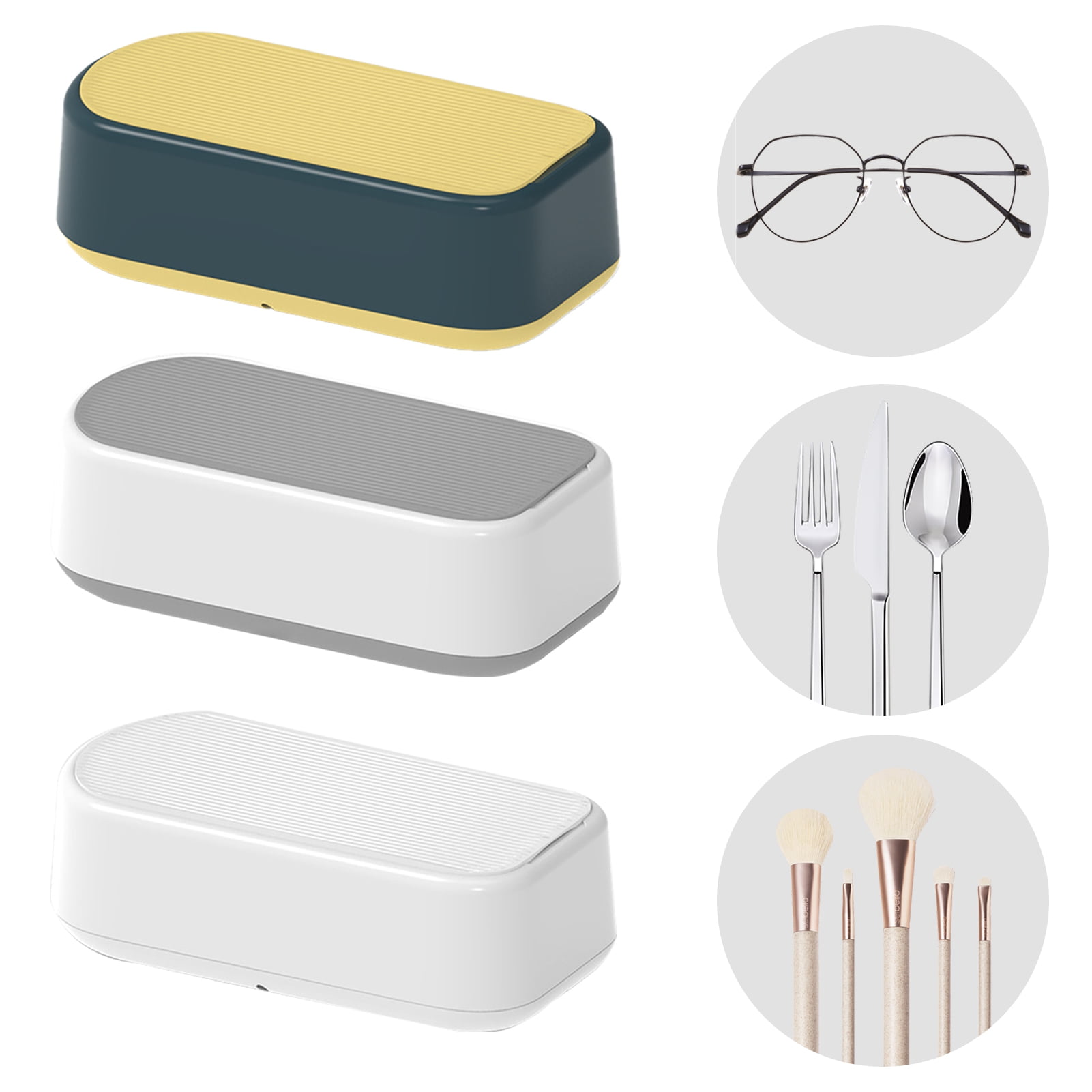 Ettsollp Ultrasonic Cleaning Machine Portable Professional Glasses ...