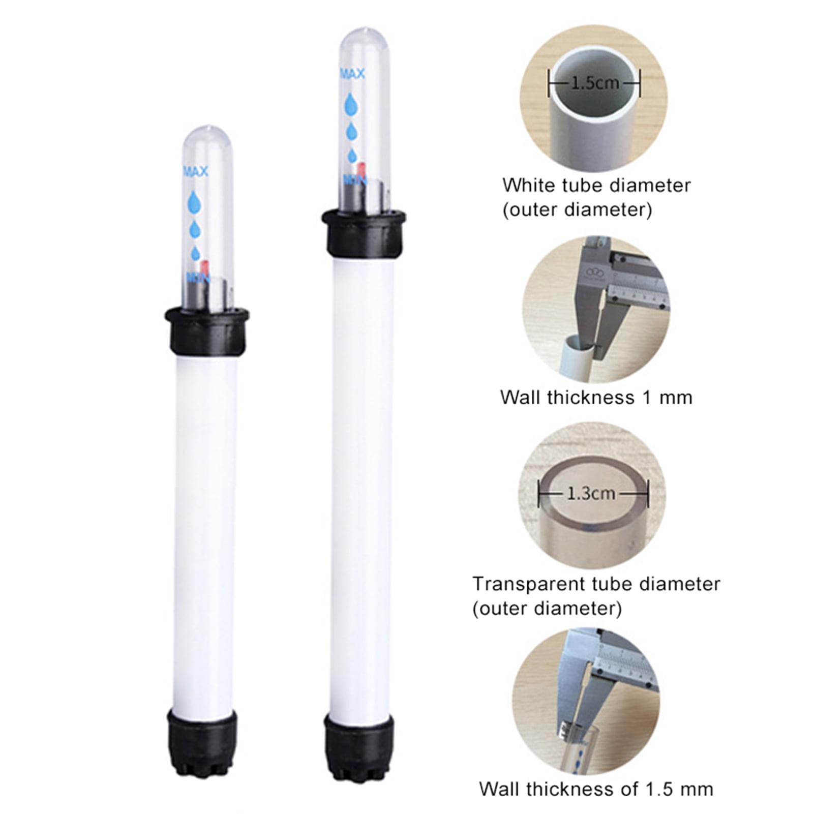 Ettsollp Water Level Meter Easy-to-use Plant Scale Hygrometer Indicator ...