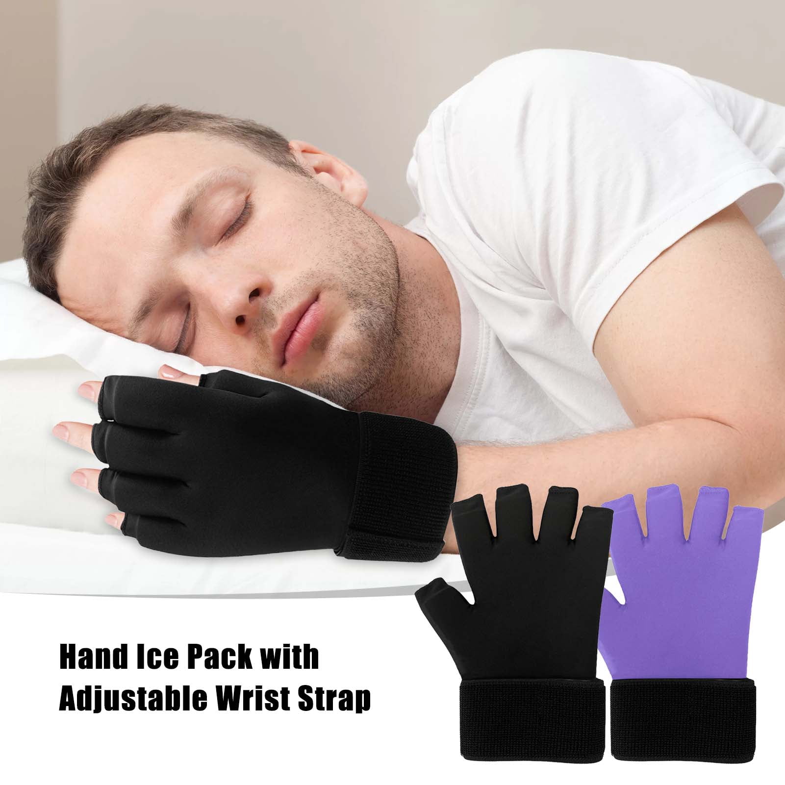 Ettsollp Wrist Ice Pack Wrap for Carpal Tunnel Relief Hand Ice Pack ...