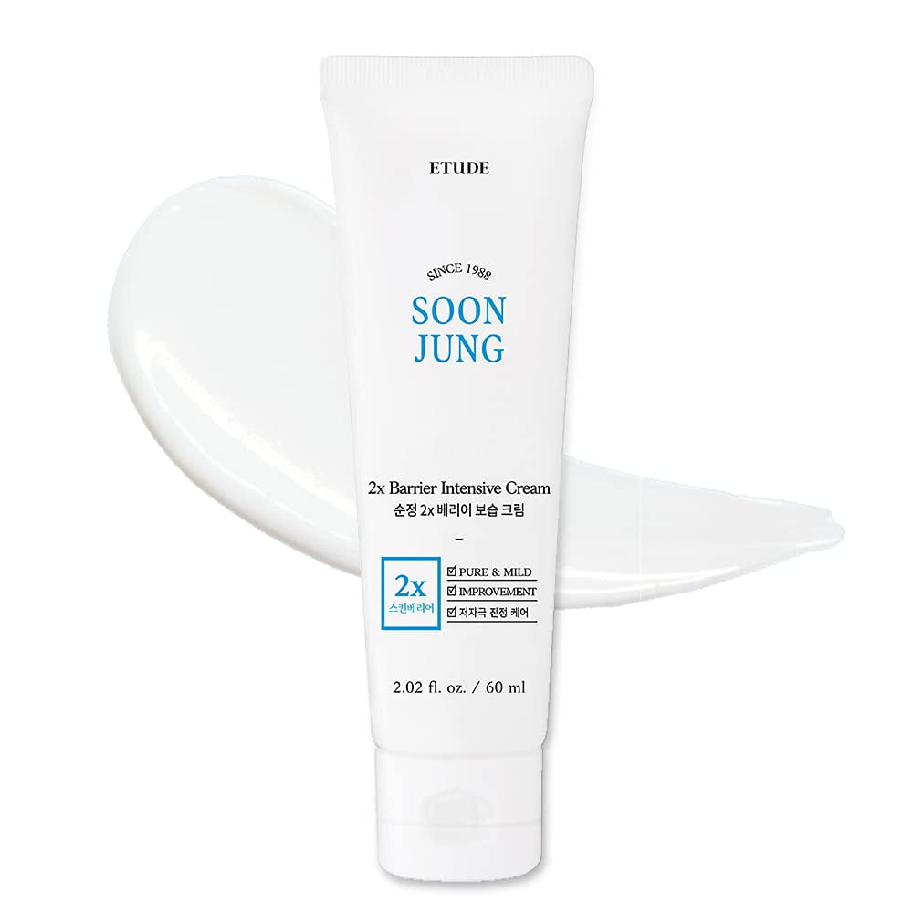 ETUDE SoonJung 2x Barrier Cream 60ml | Hypoallergenic, Hydrating Facial ...