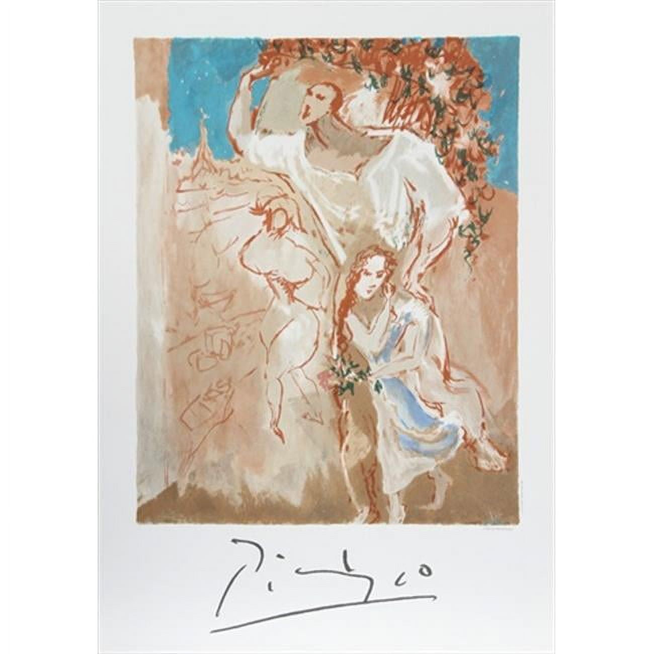 Etude de Personnages Etude pour Composition - les Paysans, Lithograph ...