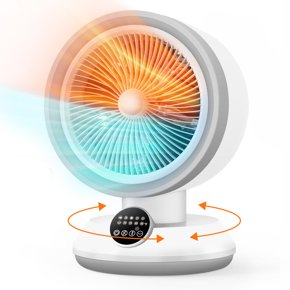 Desk Fan Heater Combo