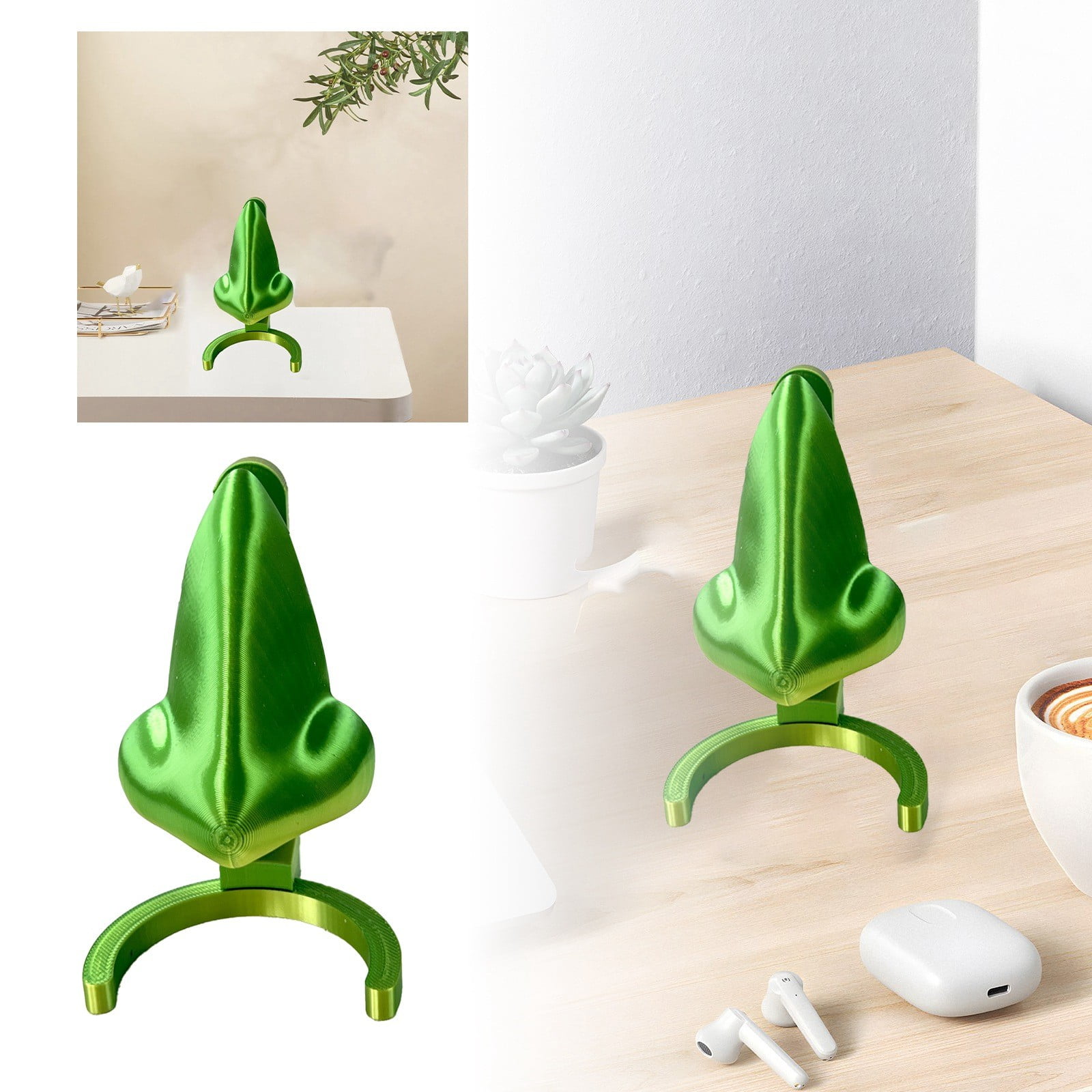 Etuzhy 3D Printed Glasses Frame Nose Shaped Glasses Frame Personality ...