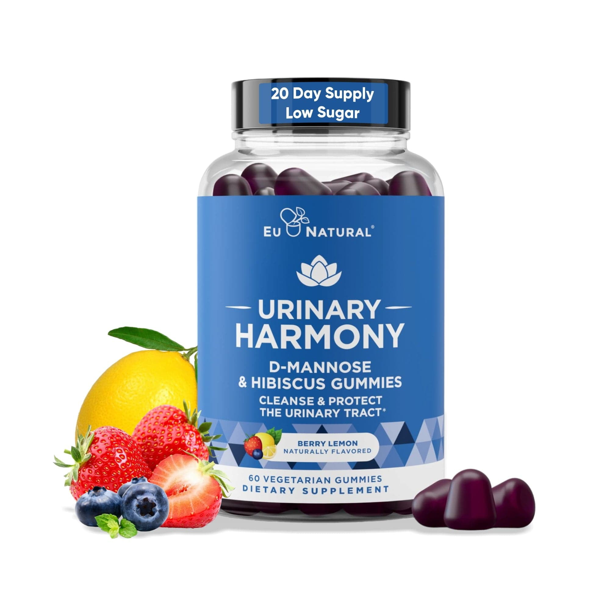 Eu Natural Urinary Harmony D Mannose Gummies for Urinary Tract Health ...