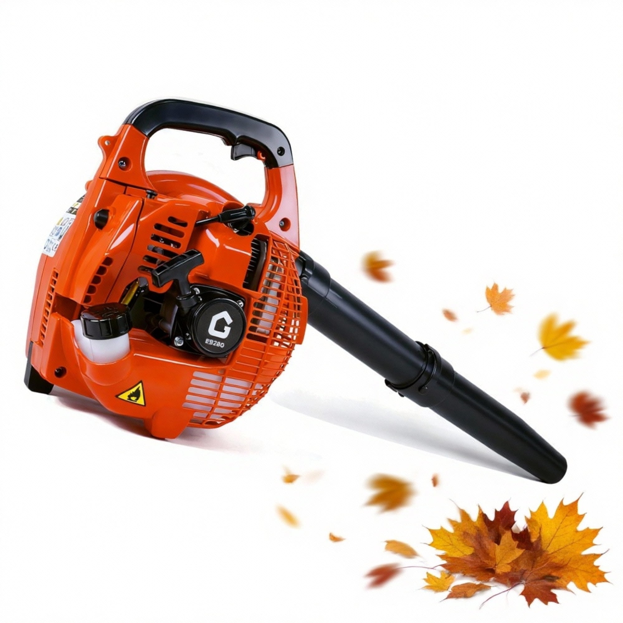 EuKer Leaf Blower Gas Powered 28CC, 490 CFM Handheld Cordless Leaf ...