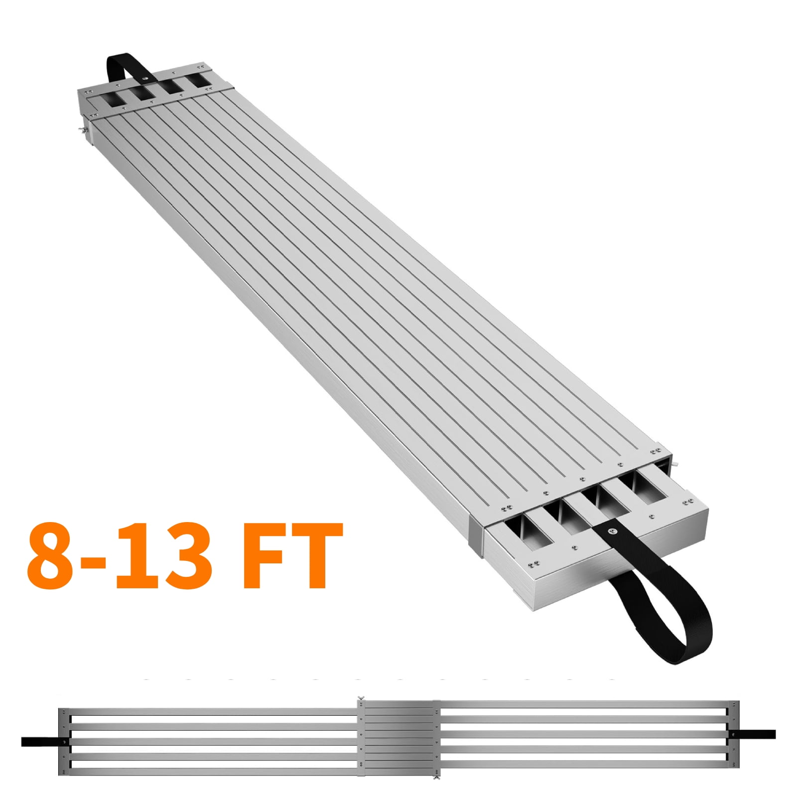 EuKer Telescoping Scaffolding Plank, Heavy-Duty Aluminum Work Plank ...