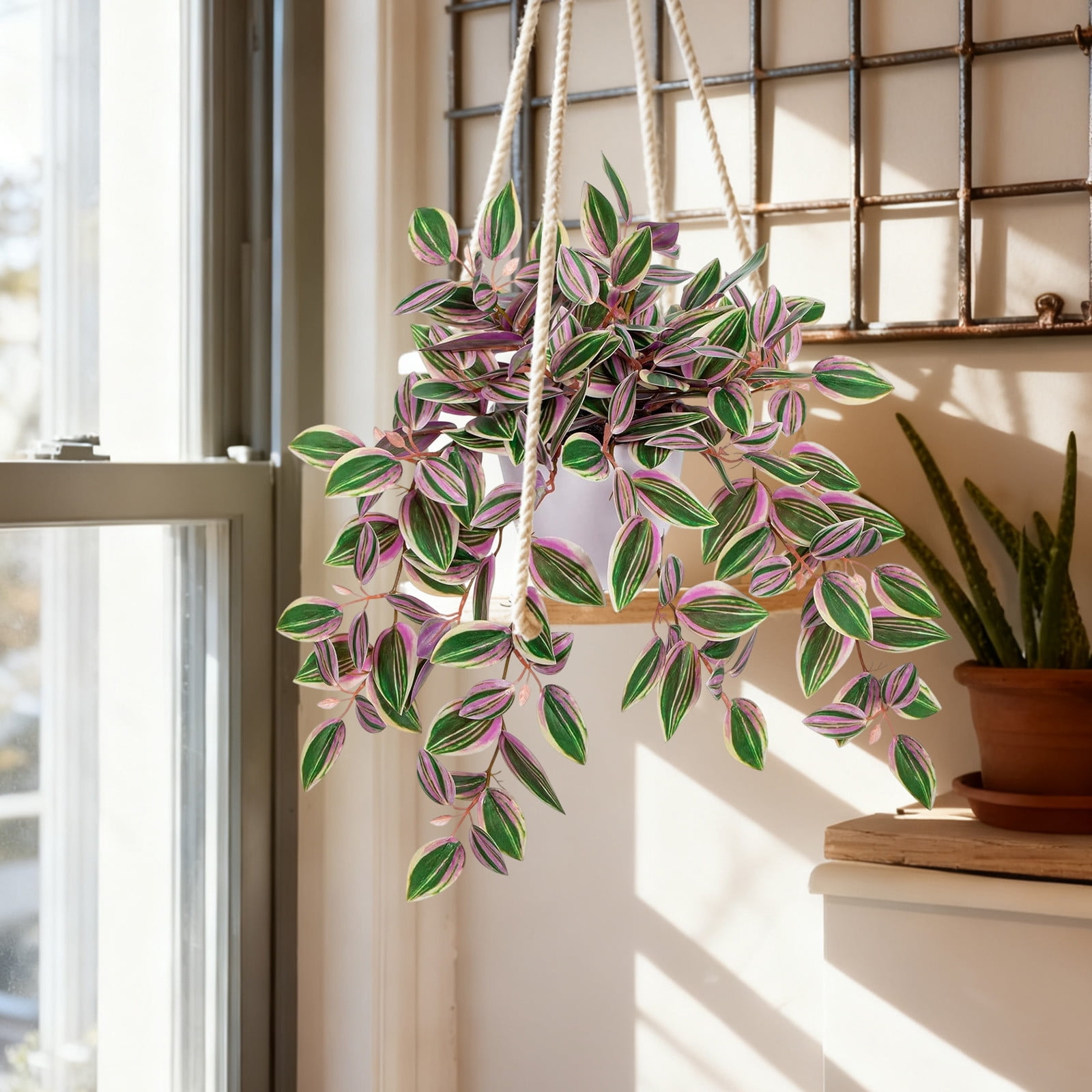 Euaioeiu Artificial Potted for Home Decor, Realistic Fake Green in Pot ...