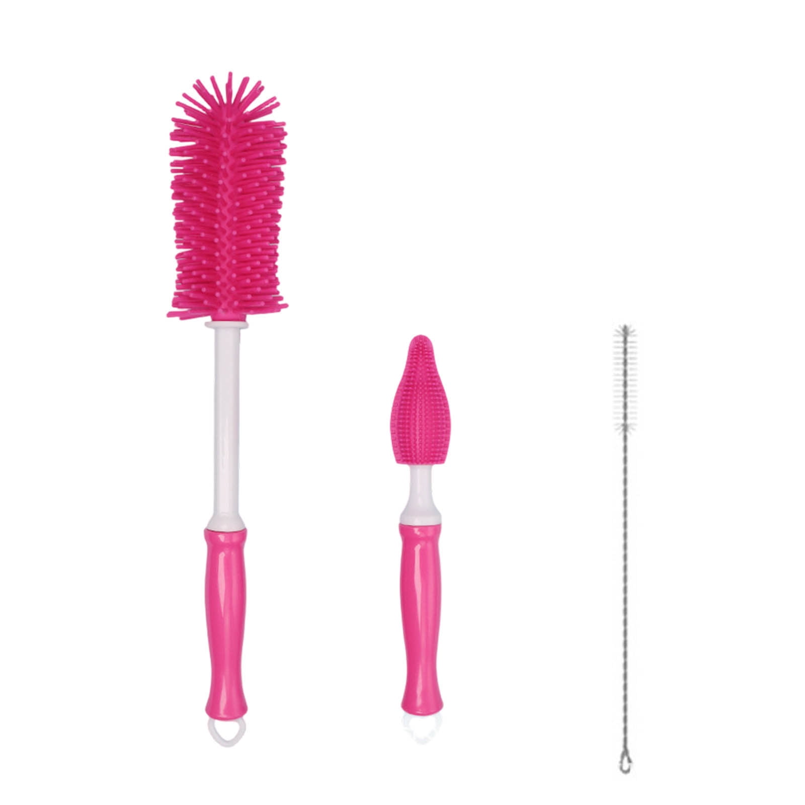 Euaioeiu Bottle Brush for Cleaning Straws and Bottles with Silicone ...