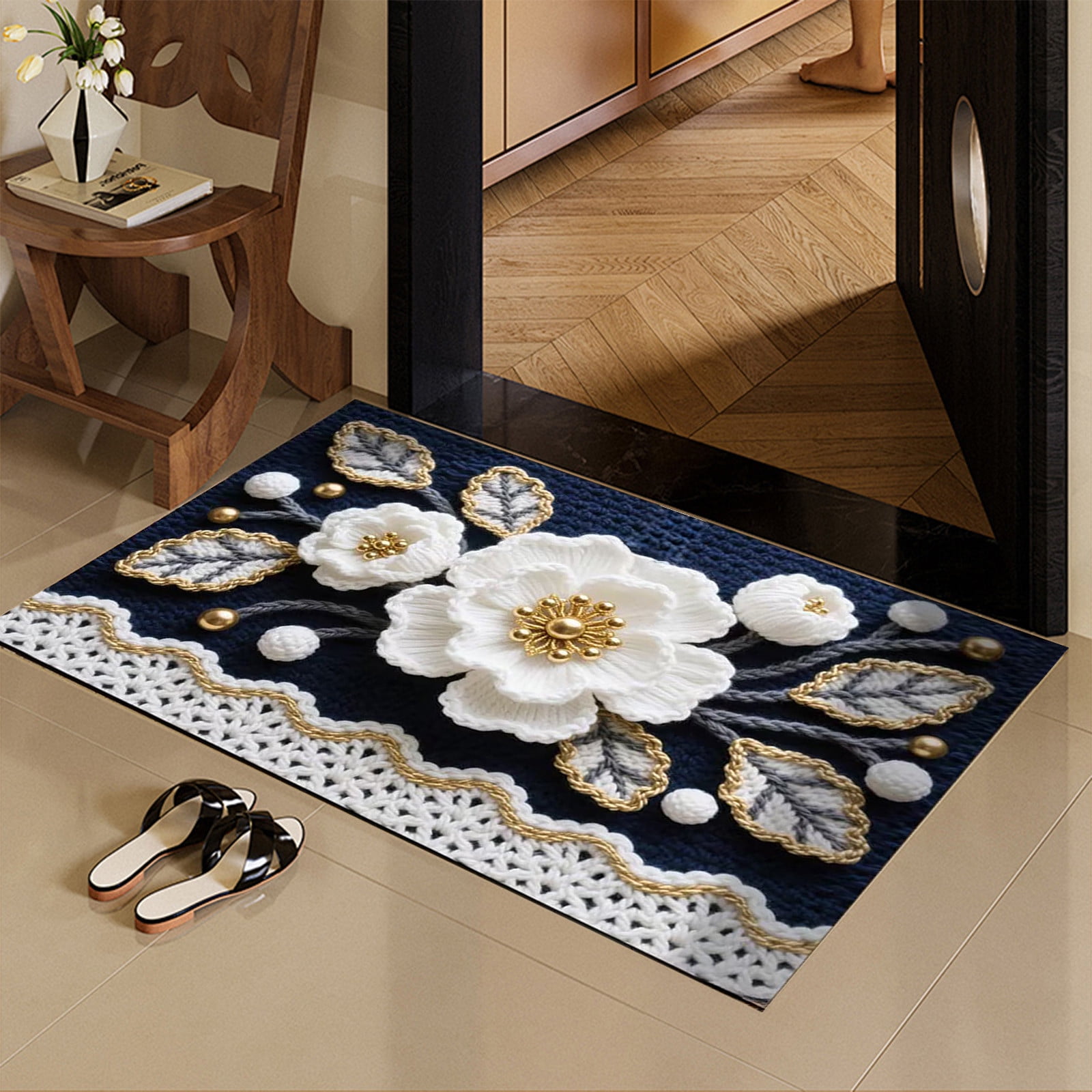 Euaioeiu Diatomaceous Earth Bath Mat, Super Absorbent Fast Drying ...