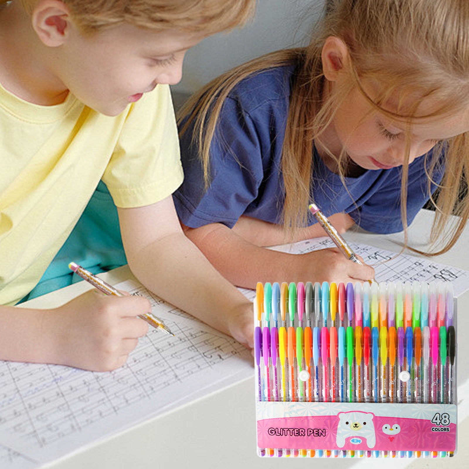 Euaioeiu Gradient Bible Highlighter Pen Set, Non-Bleeding & Quick-Dry ...