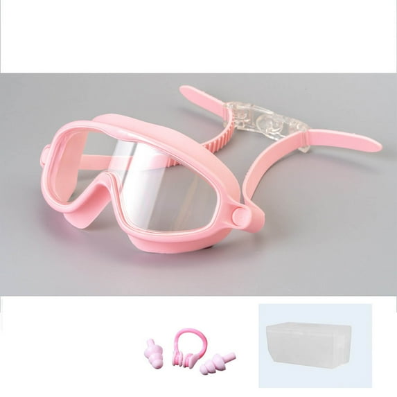 Euaioeiu HD Swimming Goggles Anti Fog Large Frame Swimming Glasses with ...