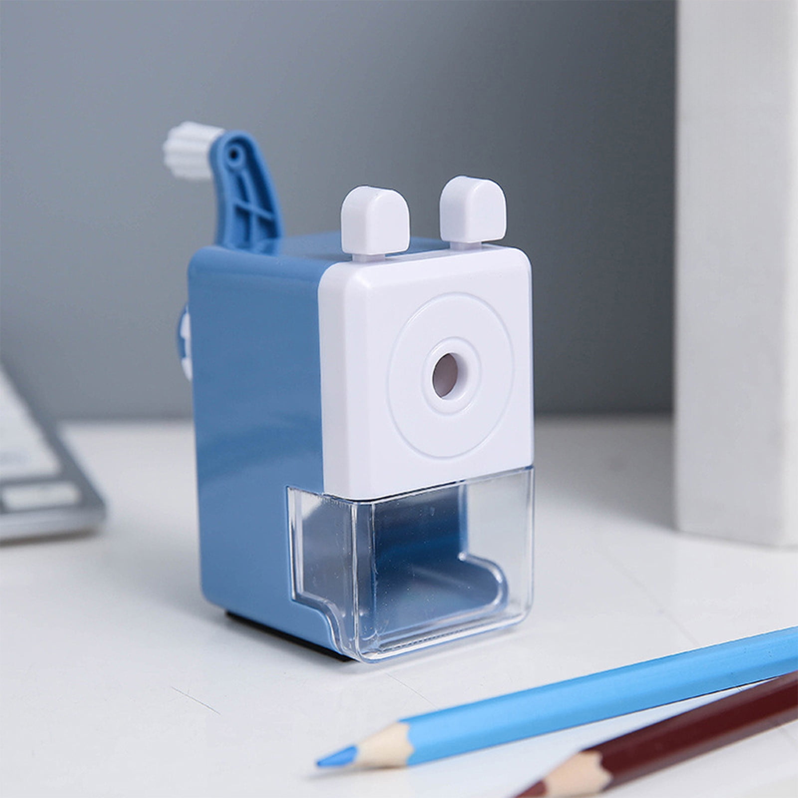 Euaioeiu Long Point Pencil Sharpener Manual Adjustable Nib Length Self ...