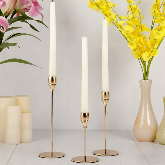 Euaioeiu Modern Metal Candle Holders,Rustic Farmhouse Decor,Iron Candle ...