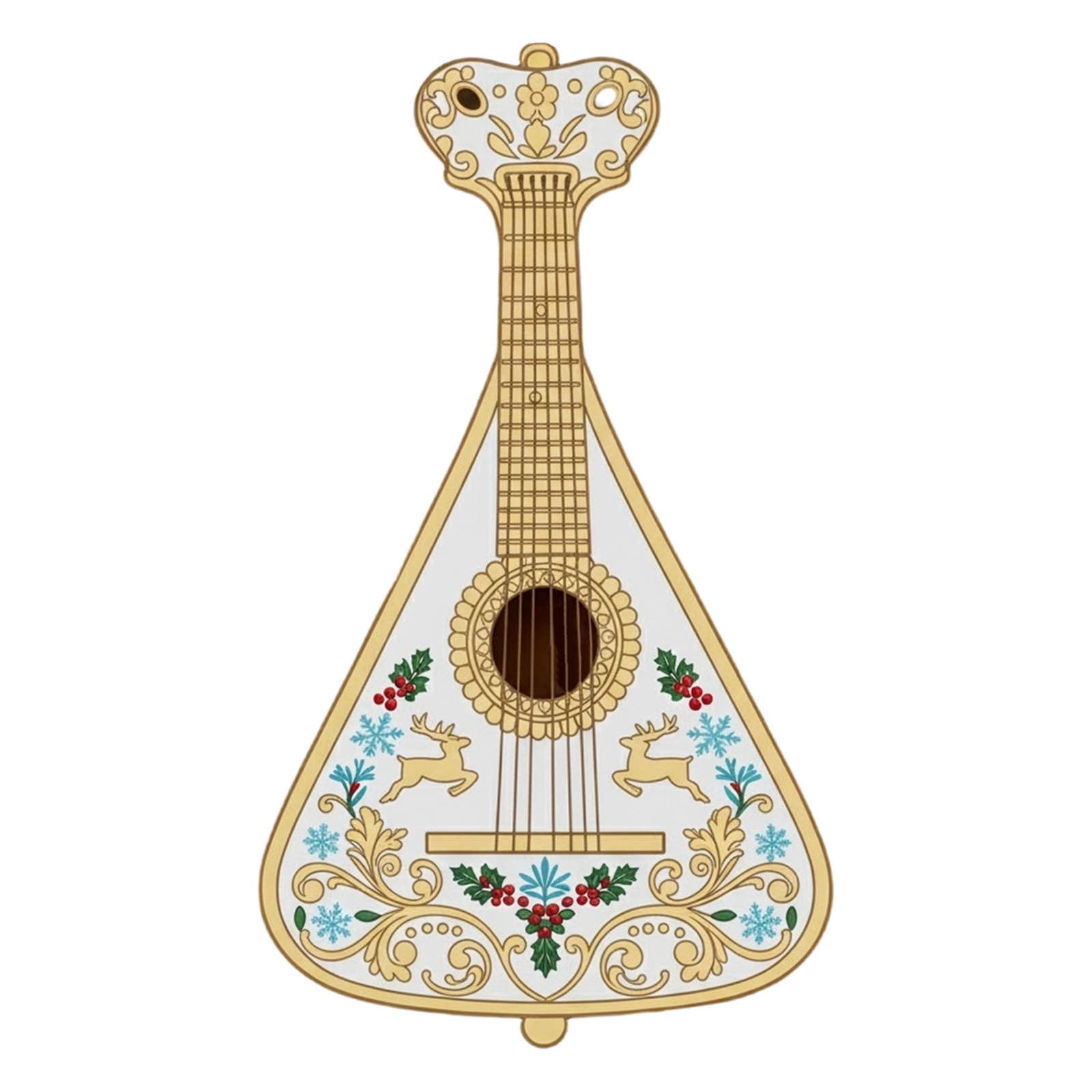 Euaioeiu Musical Instrument Ornaments Set, Elegant Christmas Decor ...