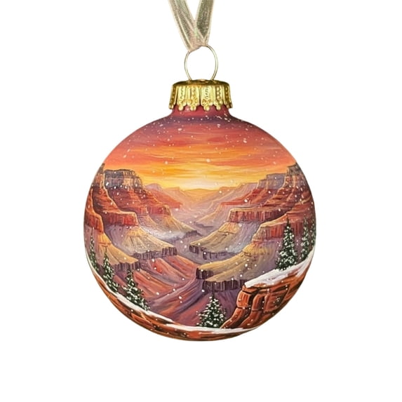 Euaioeiu Natural Wonders Christmas Ornament, Flat Acrylic Holiday ...