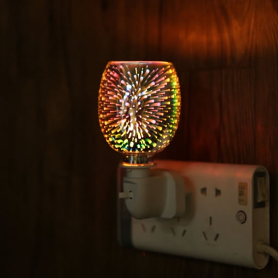Euaioeiu Plug In Wax Warmer Electric Scented Melter Night Light ...