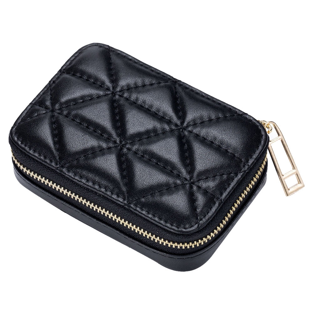 Euaioeiu Portable Lipstick Organizer Bag with Zipper Closure Waterproof ...