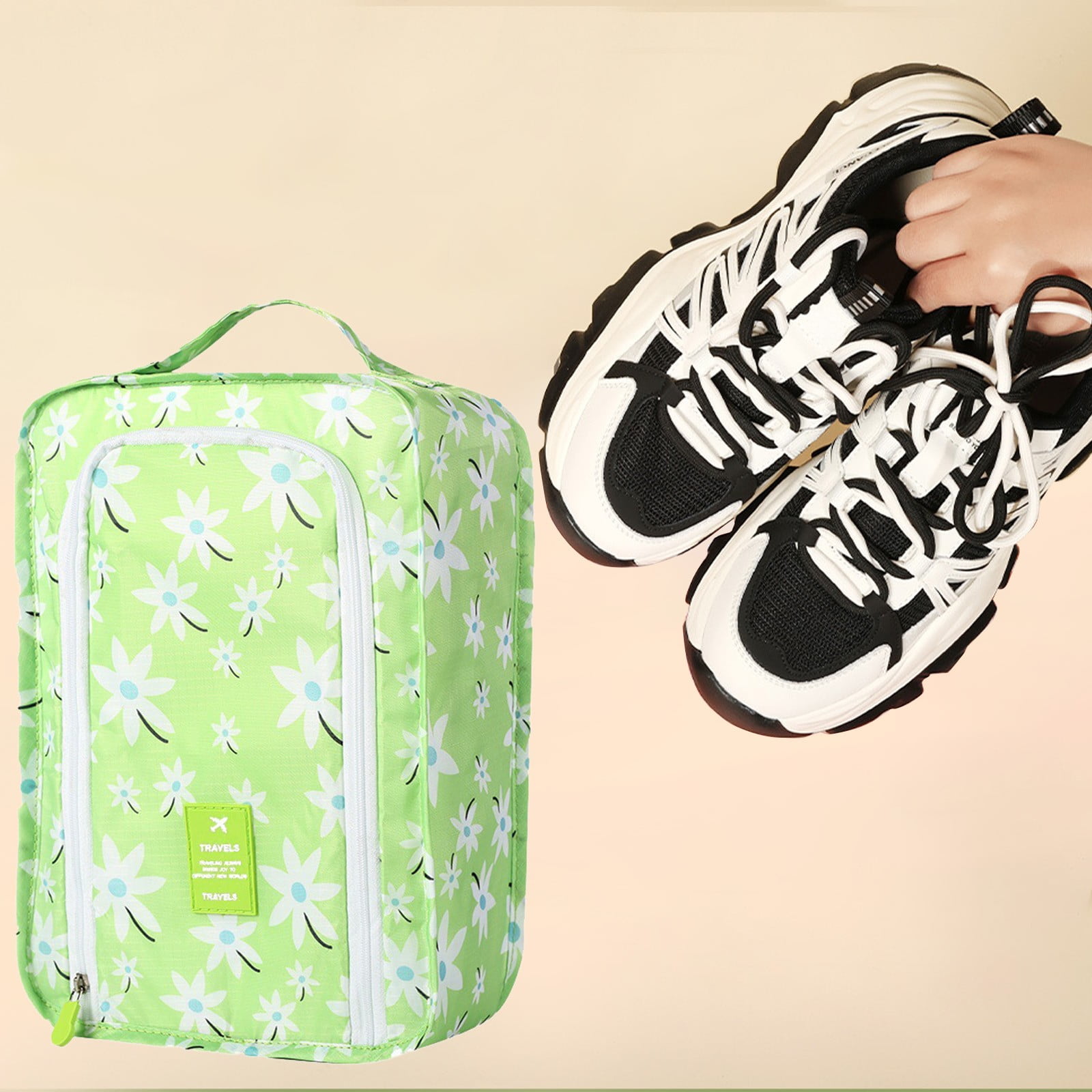 Euaioeiu Portable Shoe Storage Bag Travel Organizer Foldable Water ...