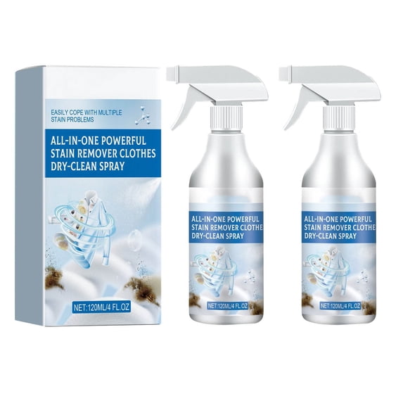 Euaioeiu Powerful Stain Remover Spray for Clothes, Instant Dry Cleaning ...
