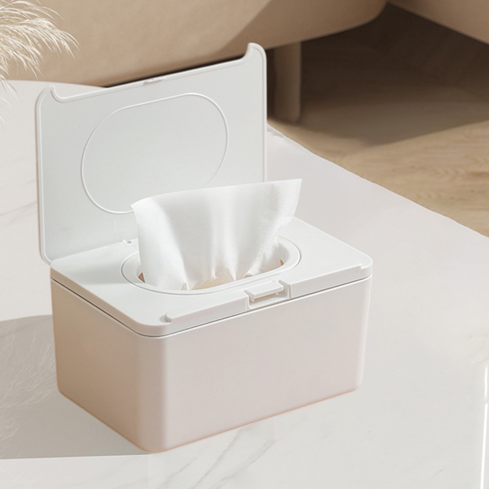 Euaioeiu Tissue Box Cover, Waterproof Storage Organizer With Lid ...