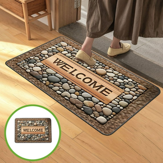 Euaioeiu er Absorbent Bathroom Rug Non Slip Door Mat,Quick Dry Water ...