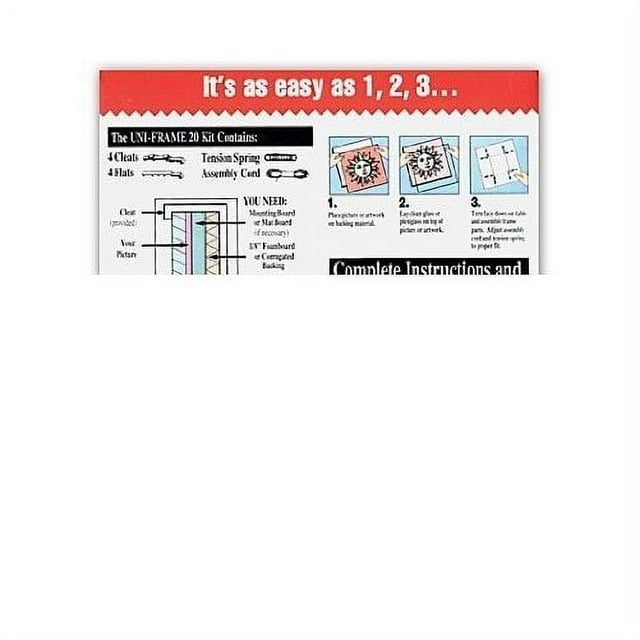 Eubank Uni-Frame 20 Acrylic Frame Kit frame kit - Walmart.com