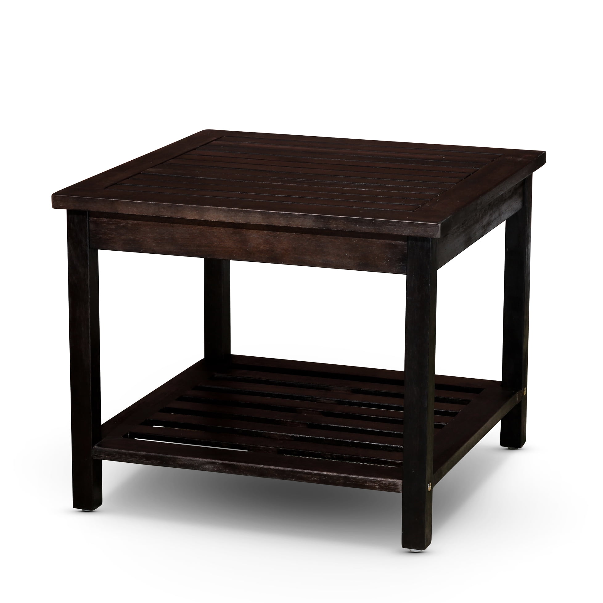 Eucalyptus 2-shelf Table, - Proof Outdoor Option Side Addition ...