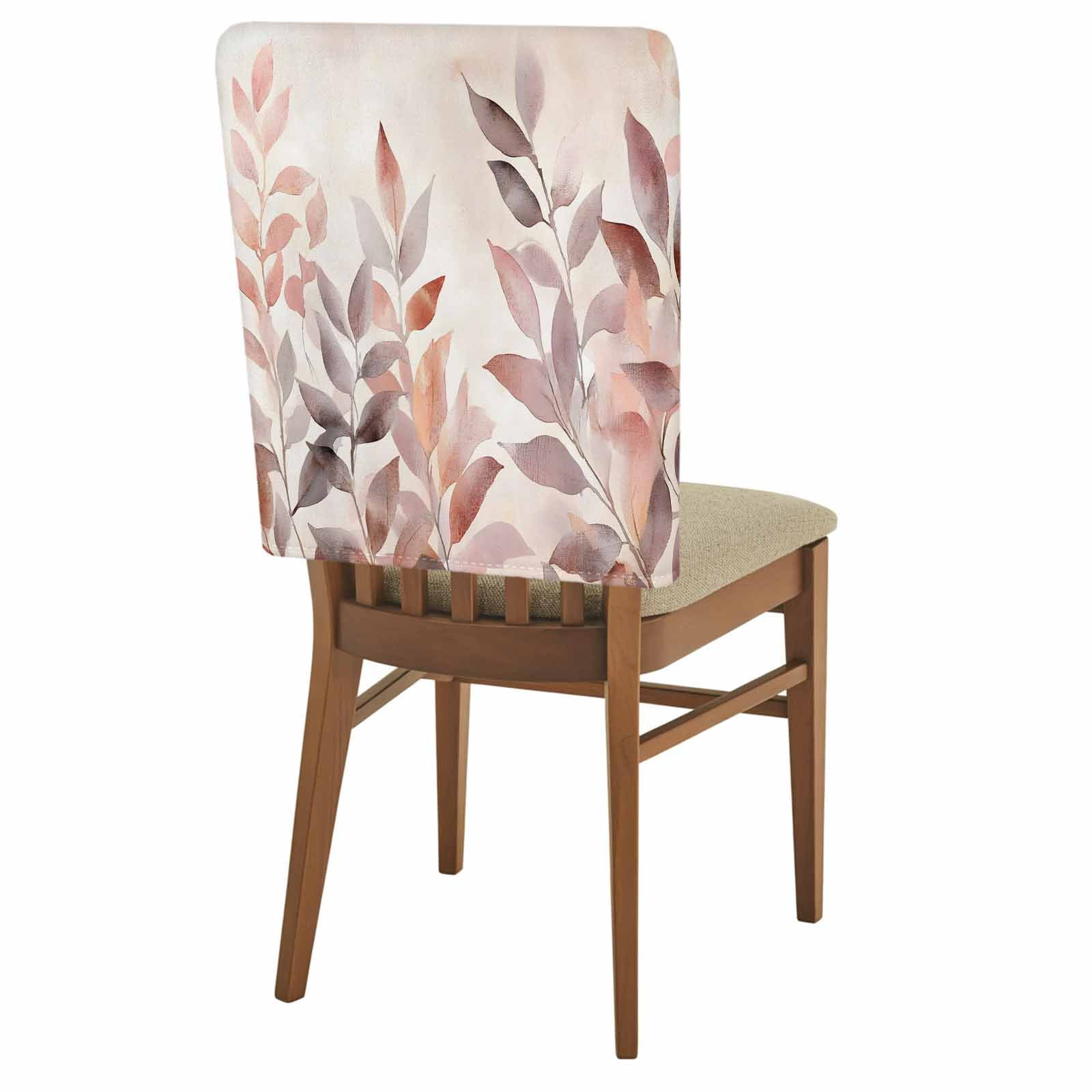 Eucalyptus Aesthetic Floral Chair Back Covers Set of 1, Plant Rustic ...