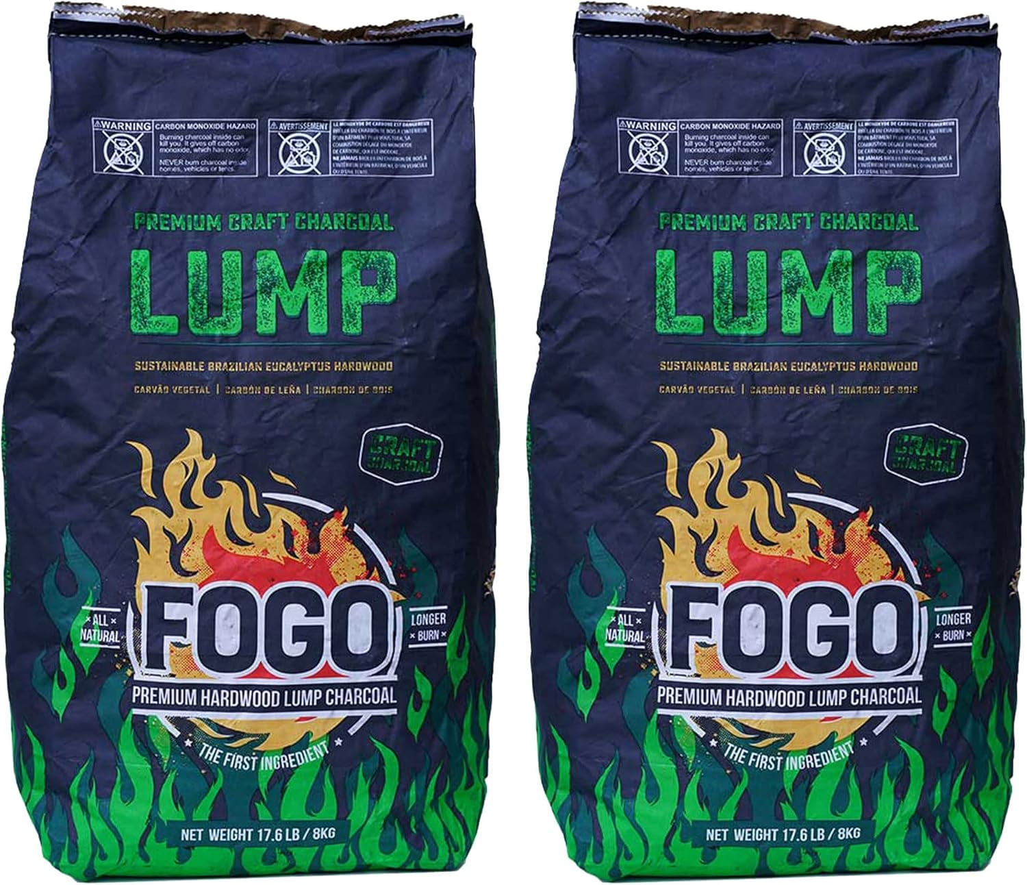 Eucalyptus All Natural, Rodizio Quality Lump Charcoal for Grilling and ...