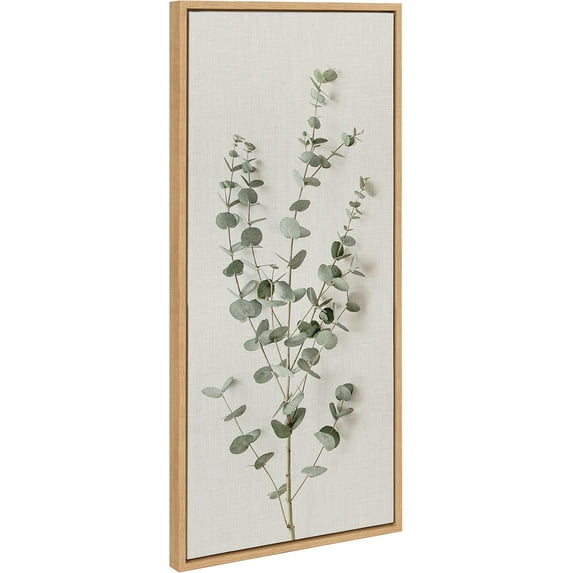 Eucalyptus Botanical I Framed Linen Textured Canvas Wall by The ...