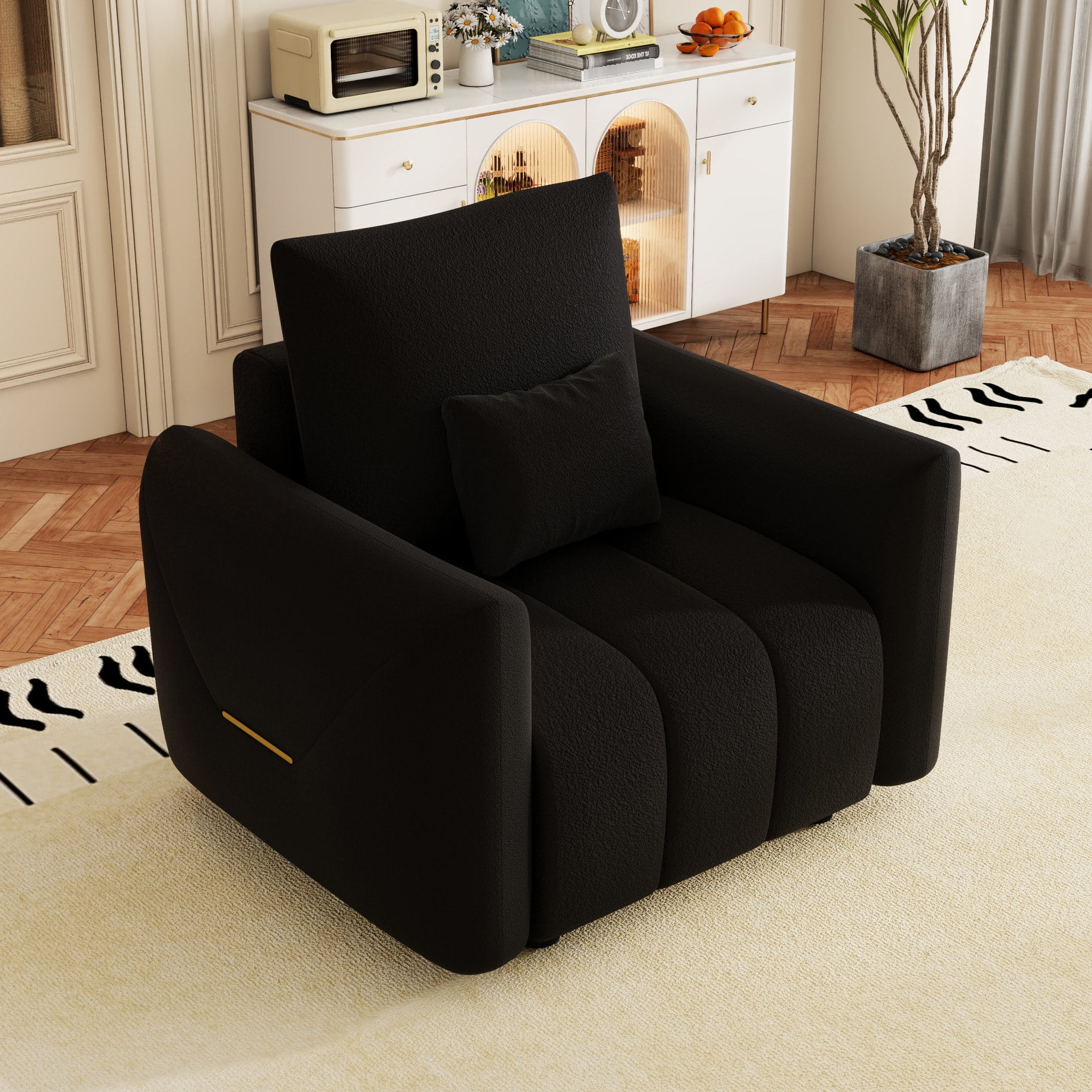 Eucalyptus Frame Sofa+Wrinkle Resistant Fabric"-"Modern Living Room ...