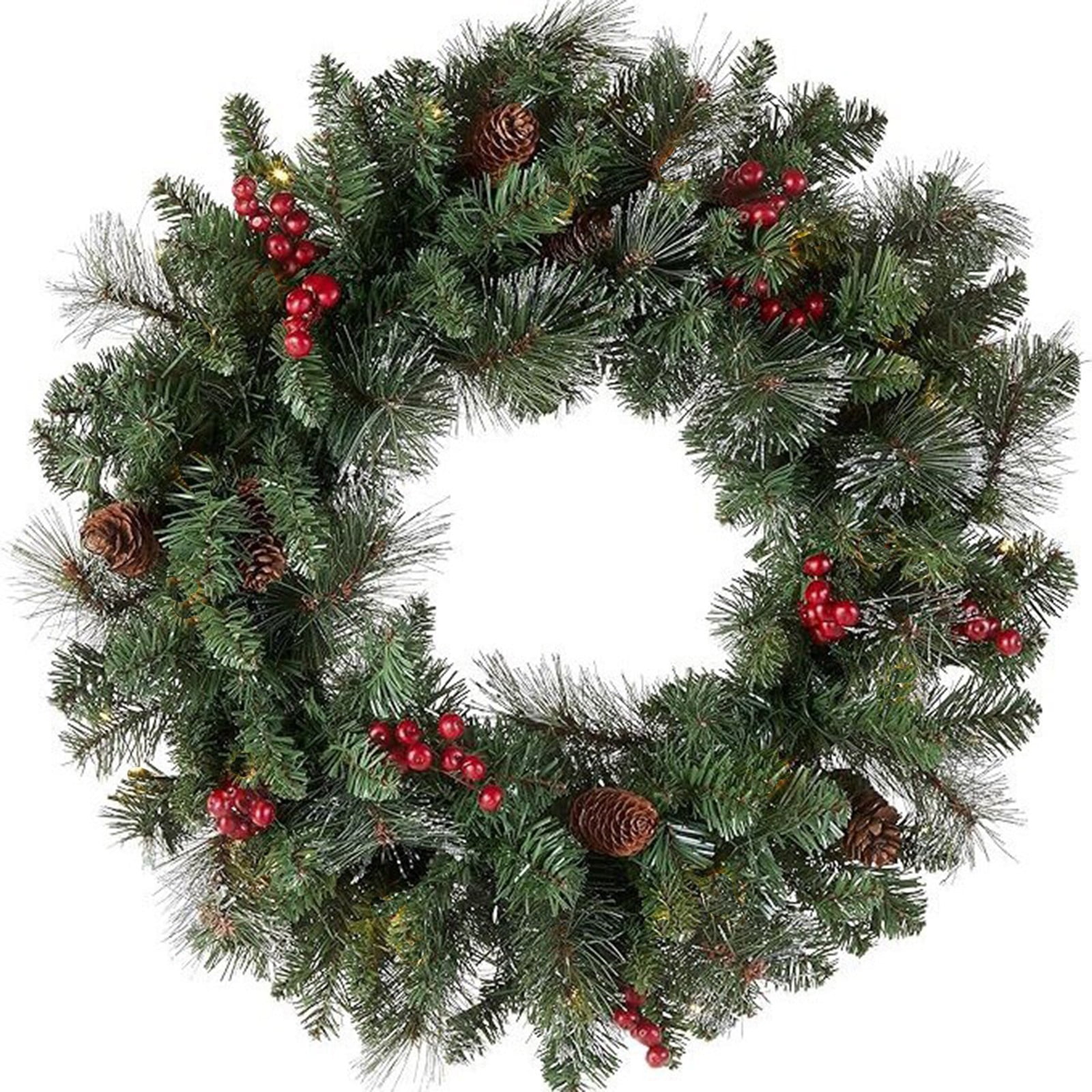 Eucalyptus Garland Christmas Wreath Needle Ring Christmas Decorations ...