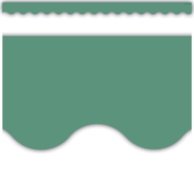 Eucalyptus Green Scalloped Border - Pack of 6 - Walmart.com